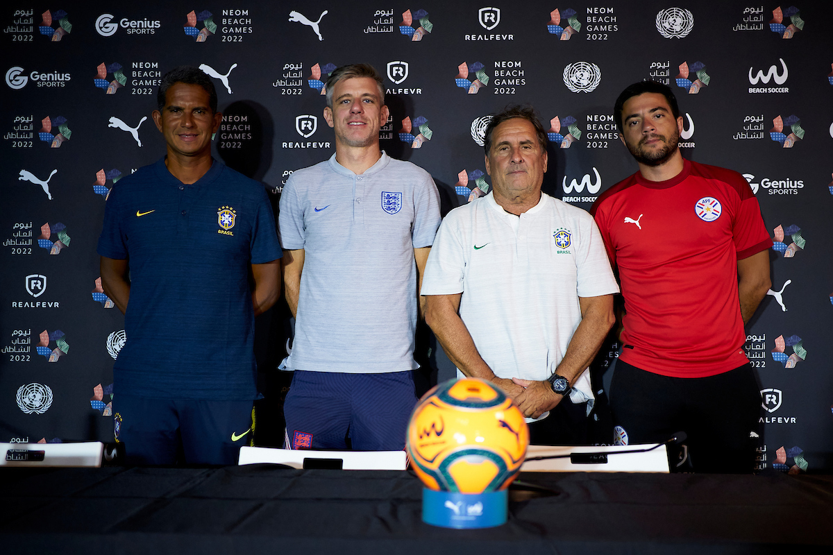 Press conference held ahead of the finals in NEOM – Beach Soccer Worldwide