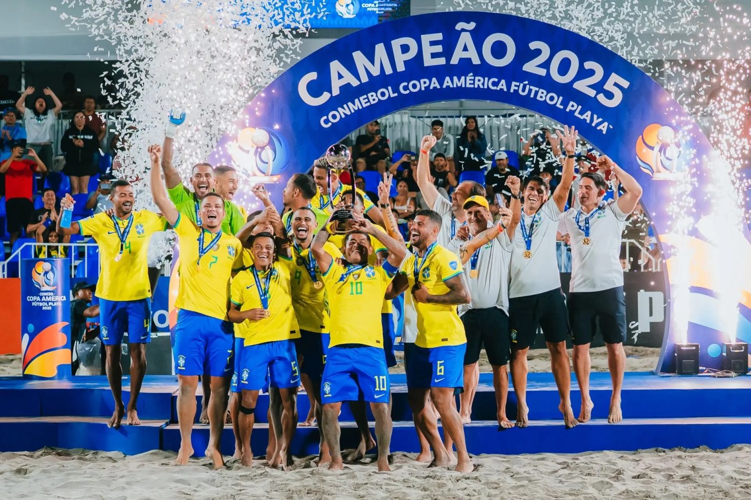 Brazil are the Copa América Fútbol Playa 2025 champions! – Beach Soccer ...