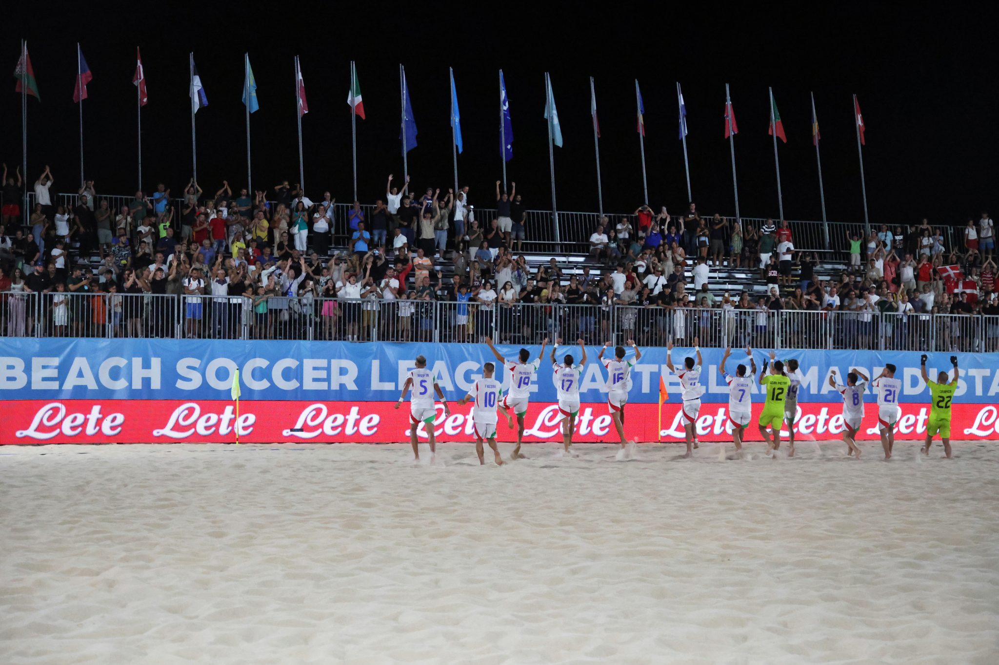 Euro Beach Soccer League 2025 is underway in Castellammare di Stabia ...