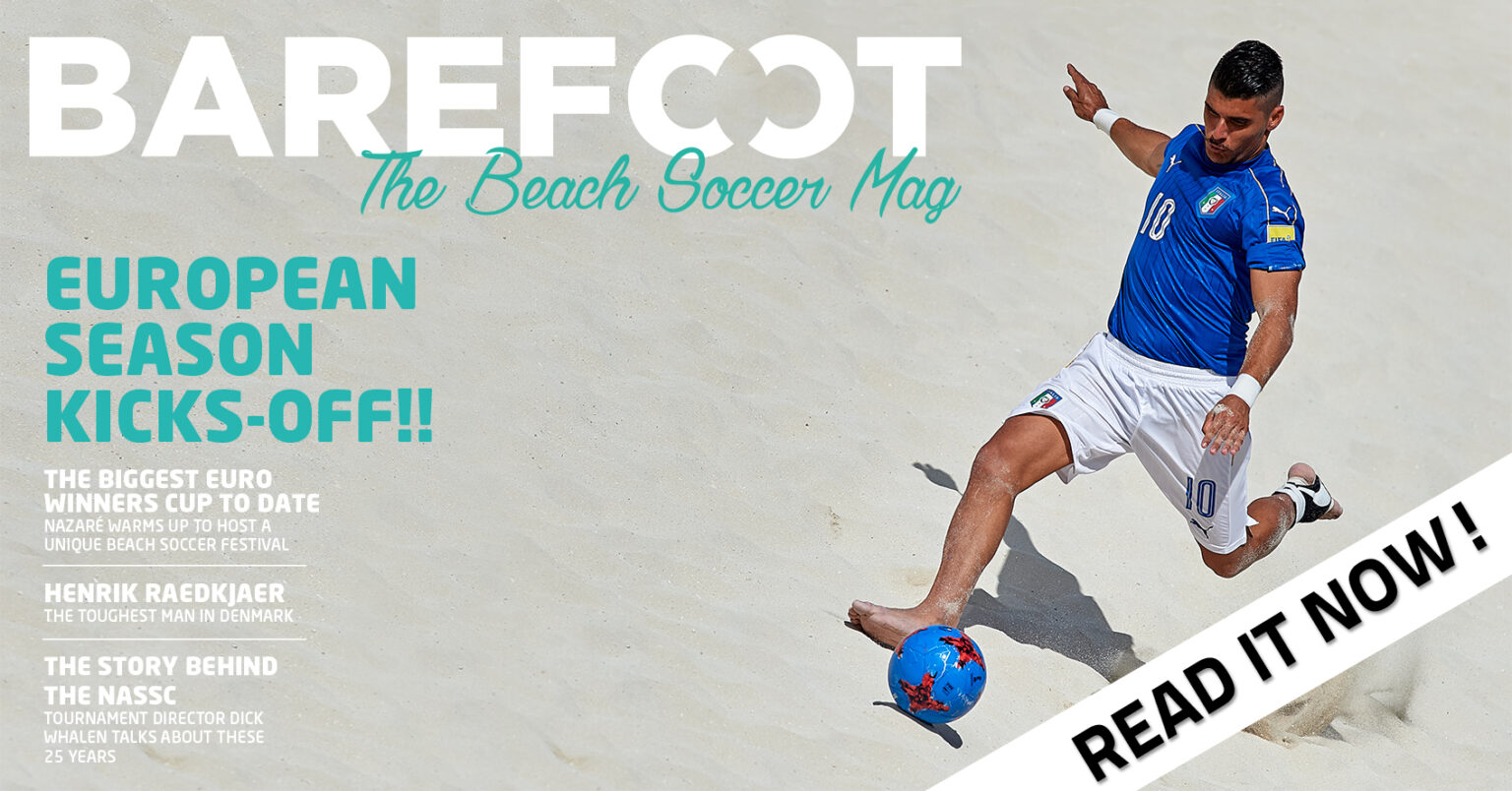 BAREFOOT – The Beach Soccer Mag… out now! – Beach Soccer Worldwide